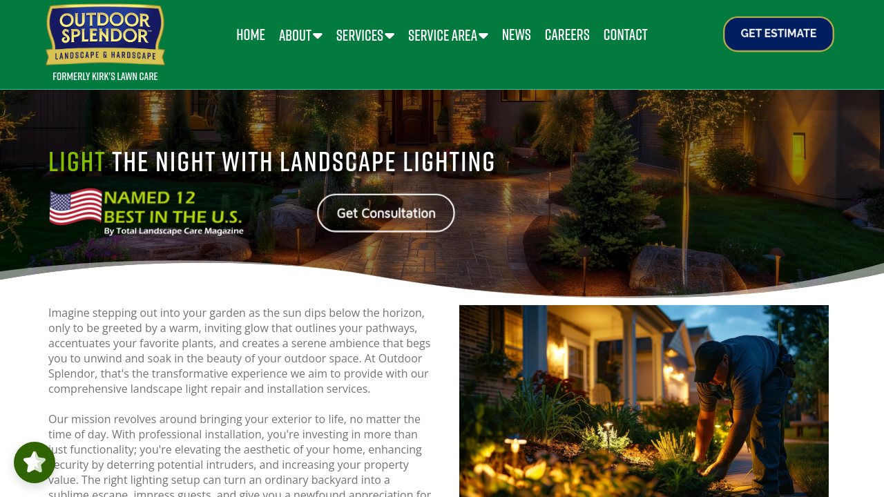 Comprehensive Landscape Light Repair & Installation Services