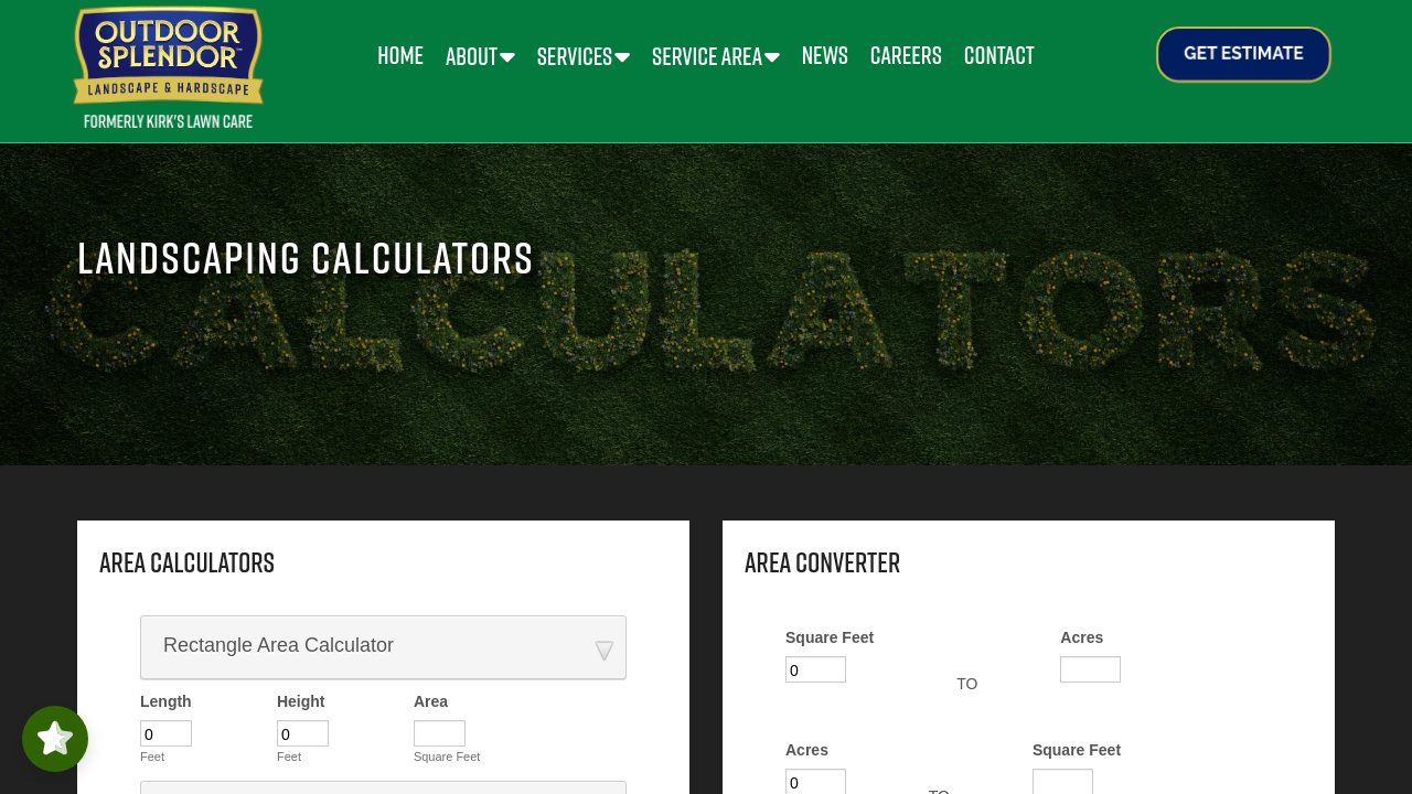Useful Landscaping Calculators